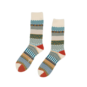 Geometric Tribal Sock - We got your sockgame – Comfysocks